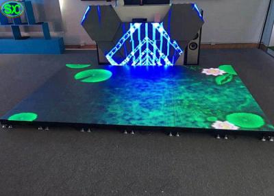 China P4.81 LED Dance Floor Display 500x500mm Anti-Collision Stage Floor Rental for sale
