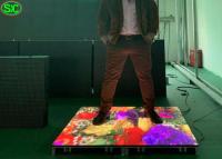 China P8.9 Portable LED Digital Seamless Dance Floor 500x500mm IP65 Waterproof Party Floor Display for sale