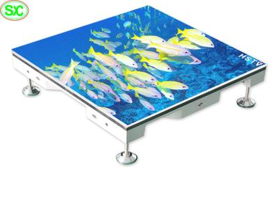 China P3.91 Indoor Full Color LED Dance Floor 250x250mm Module 65410 Dots per Sqm for sale
