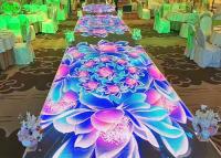 China P4.81 Noiseless Interactive LED Video Dance Floor - 500x500mm IP65 Waterproof with 43,222 Dots/m² Resolution for sale