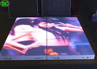 China Portable Interactive 3D Video LED Dance Floor Rental Display - 8.9mm Pixel Pitch, IP65 Rating, 500kg/sqm Load Capacity for sale