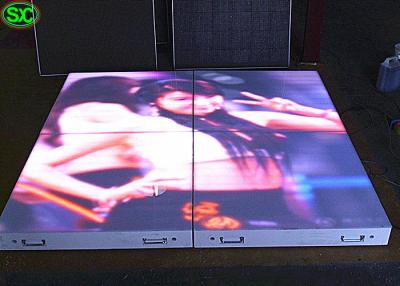 China Portable Interactive 3D Video LED Dance Floor Rental Display - 8.9mm Pixel Pitch, IP65 Rating, 500kg/sqm Load Capacity for sale