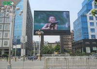 China P10 Outdoor Full Color LED Display Board 960x960mm Cabinet IP65 5500cd/m² for sale