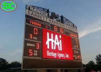 China P10 HD 1R1G1B Large Stadium Score Led Display Billboard 4G Control System for sale