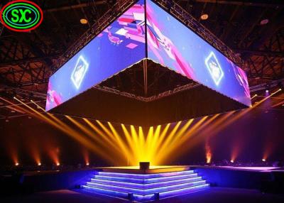 China Creative Hanging LED Video Wall Display P4 1024x1024mm Indoor Advertising Screen for sale