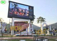 China Full Color Outdoor LED Sign Video Curtain Panel 10mm 1R1G1B 10000 Pixels per sqm for Advertising for sale