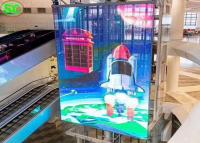 China P8.9 Transparent Glass LED Display Screen 5000cd/m2 Brightness for Mall Advertising for sale