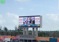 China Front Maintenance External Electronic Signs Led Display Stadium P10 8000cd/㎡ Brightness for sale