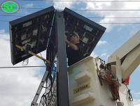 China P6 Dual-Side LED Digital Billboard Display 7000 Nits Brightness IP68 Waterproof Outdoor Advertising Screen for sale