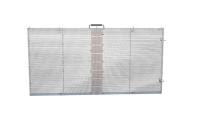China 1R1G1B Transparent LED Screen Poster Curtain Display Full Color 4mm Pitch 3 Years Warranty for sale