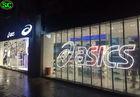 China SMD2121 Transparent LED Screen Full Color Advertisement Window Signage for sale