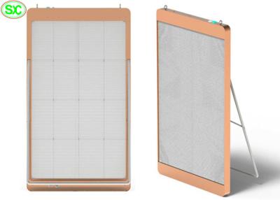 China 6.25mm RGB Transparent LED Display Screen 600x1200mm for Retail Shop Poster Advertising for sale