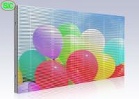 China Windows Transparent LED Screen , P6.25 Glass Led Panel Video Wall Outdoor for sale