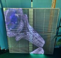 China TL8.93mm 79% Transparent LED Screen with 1/4 Scan Technology for Glass Building Advertising for sale