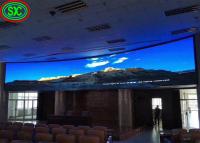 China Indoor LED Video Wall P3.91 500x500mm Curved Cabinet Die Cast Aluminum 1200cd Brightness for sale