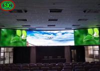China Indoor LED Video Wall P3.91 500x500mm Curved Cabinet Die Cast Aluminum 1200cd Brightness for sale