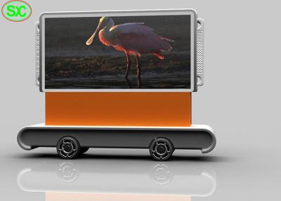 China Outdoor P3.91 Mobile LED Advertising Vehicle Electronic Billboard 3840Hz 65410 Pixels for sale