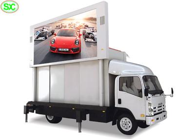 China P3.91 Waterproof Mobile Truck LED Display Rental Screen 250×250mm Module 65,410 Pixels/m² for sale