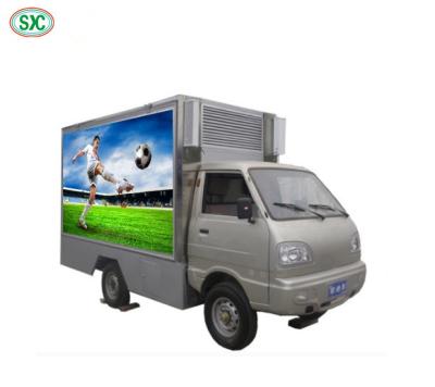China Durable Mobile Truck LED Display Epistar Full Color 62500 Dots per Sqm P4 for sale