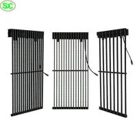 China P10 Outdoor Waterproof LED Curtain Display 320x160mm 10000pixels/m² Stage Backdrop for sale