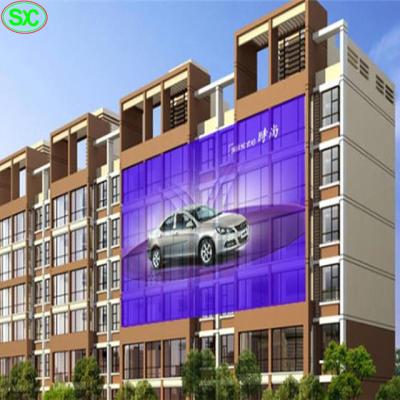 China IP65 P6 Flexible LED Mesh Curtain Screen 8000cd Brightness 300W Average Power for sale