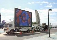 China Outdoor Waterproof LED Advertising Truck Display P6 10000cd Brightness Epistar Chip for sale