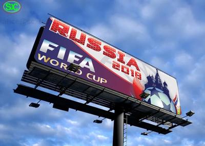 China P6 Outdoor LED Billboard 6mm Pixel Pitch Ultra Thin Body for FIFA World Cup Advertising for sale