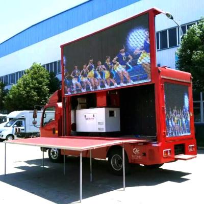 China Outdoor Waterproof LED Advertising Truck Display P6 10000cd Brightness Epistar Chip for sale