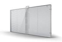 China Commercial 1R1G1B Transparent LED TV Screen 1000mmx1000mm Case Size 65% Transparency for sale