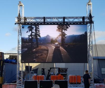 China P10 Outdoor Stadium LED Display IP65 960x960mm Cabinet 10000dots/sqm 5000-7000cd/sqm for sale