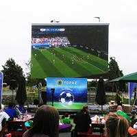 China P10 SMD Outdoor Stadium LED Display Screen IP65 Full Color 5000cd Brightness for sale