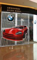 China P2.5 P3.91 Transparent LED Screen 2000cd Brightness Outdoor Window Glass Display for sale