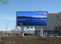 China P10 Outdoor Full Color LED Display 960x960mm Cabinet Brightness 5500cd/m2 for Airport for sale