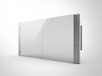 China Indoor P3.91 Transparent LED Screen 1000x500mm Aluminum Cabinet 45% Transparency for sale