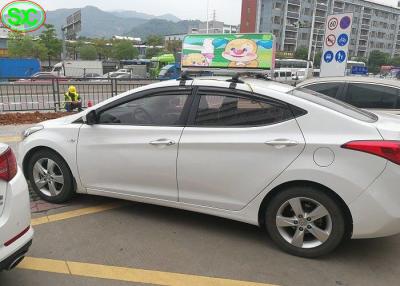 China P5 RGB Full Color Car LED Message Display 3G Control 960x320mm 5000nits for sale