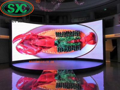 China SMD Curved LED Advertising Screen 3.91mm Pixel Pitch 800W Max Power for Commercial Display for sale