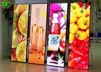 China P2.5 Indoor LED Poster Display 160x160mm Module CE Certified Shop Window Screen for sale
