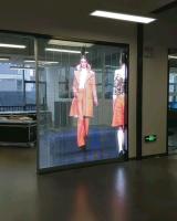 China P2.5 P3.91 Transparent LED Screen 2000cd Brightness Outdoor Window Glass Display for sale