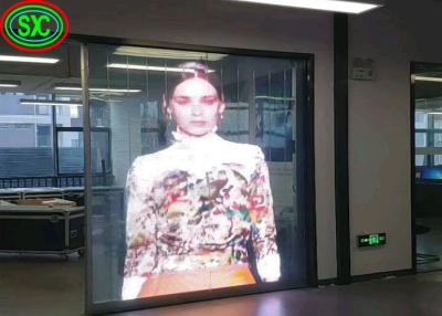 China P3.9 Ultra-Thin Transparent LED Video Display With High Refresh Rate Exceeding 3840Hz for sale