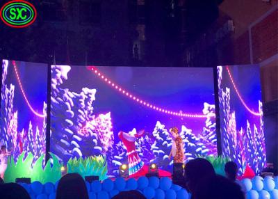 China Indoor Full Color P3 Rental LED Display 192x192mm Module High Brightness 1300cd for sale
