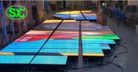 China Indoor P10 IR Camera Interactive Full Color LED Dance Floor Screen 960x960mm 5000cd for sale