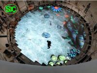 China Indoor P10 IR Camera Interactive Full Color LED Dance Floor Screen 960x960mm 5000cd for sale