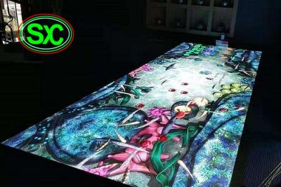 China Waterproof P10 Full Color LED Dance Floor 960x960mm for DJ Bar Disco for sale