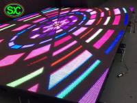 China P6.25 LED Dance Floor Screen - 1000×500mm Cabinet, IP65 Waterproof, 5000cd/m² Brightness for Stage & Club Events for sale