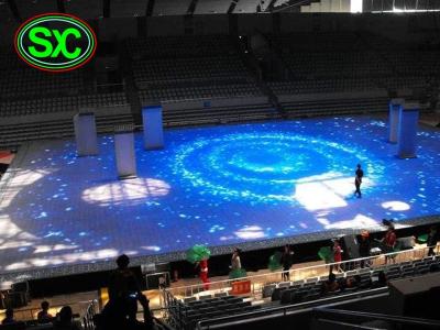 China P10 Outdoor LED Dance Floor Display with Skidproof Surface - 10mm Pixel Pitch, 5000cd/m² Brightness, IP65 Rated for sale