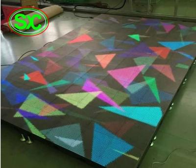 China 6.25mm SMD LED Digital Dance Floor - 5000cd/m² Brightness, IP64 Waterproof for Outdoor Stage Applications for sale