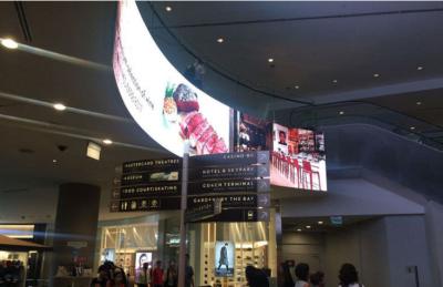 China P4 Soft HD Flexible LED Screen 256x128mm 62500 Pixels/m² Indoor for sale