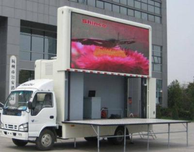China P6 Mobile LED Video Display Panel RGB 3 in 1 27778 Pixels per sqm Outdoor Advertising Truck Screen for sale