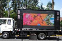 China P6 Mobile LED Video Display Panel RGB 3 in 1 27778 Pixels per sqm Outdoor Advertising Truck Screen for sale