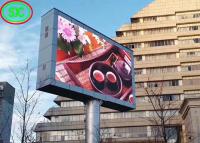China 8mm Pixel Pitch Outdoor LED Video Wall Display with 6300 cd/m² Brightness and IP65 Rating for Advertising Screens for sale